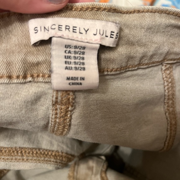Sincerly Jules | Skirts | Sincerely Jules Tan Mini Skirt | Poshmark